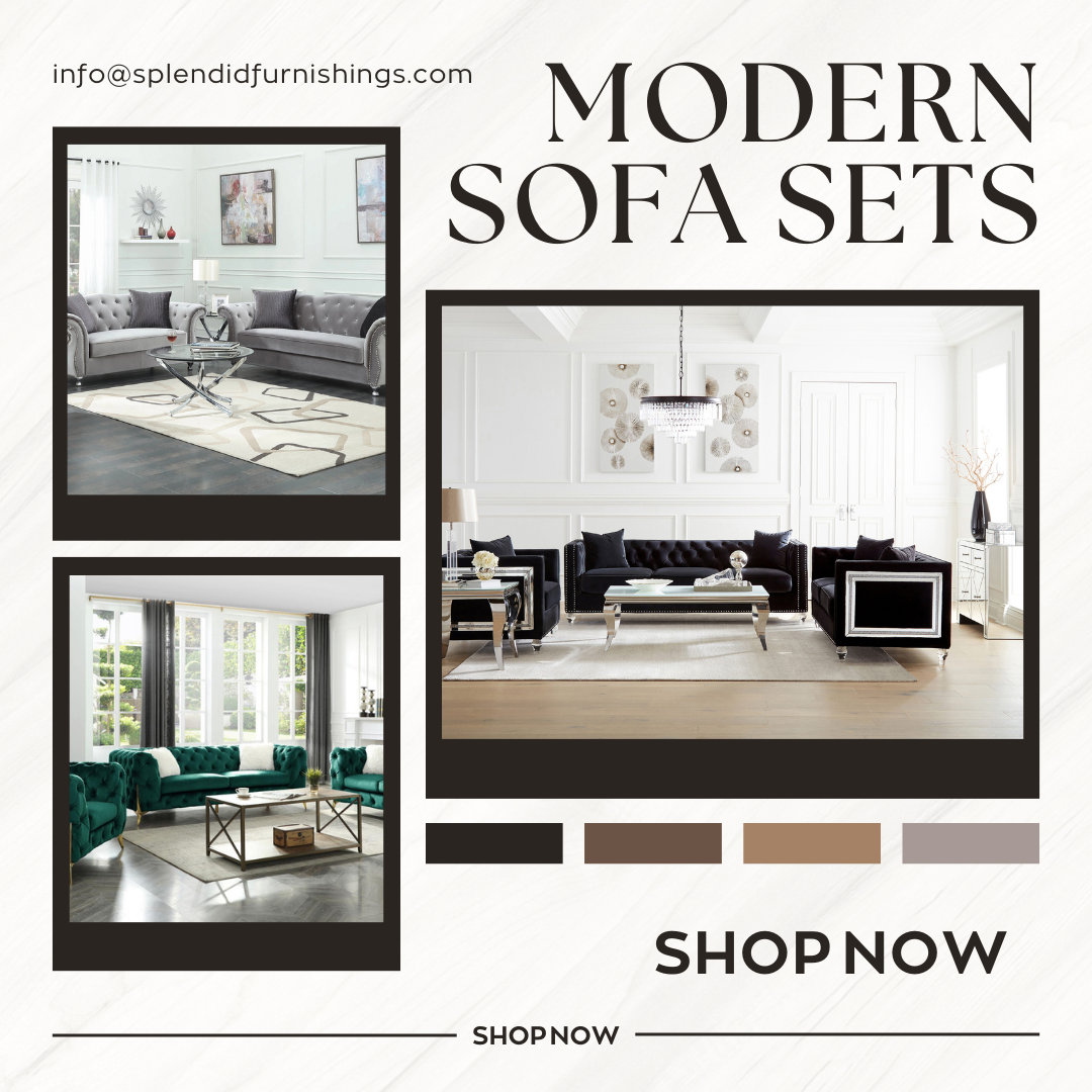 5 Stunning Modern Sofa Sets For Your Living Room - Splendid Furnishings